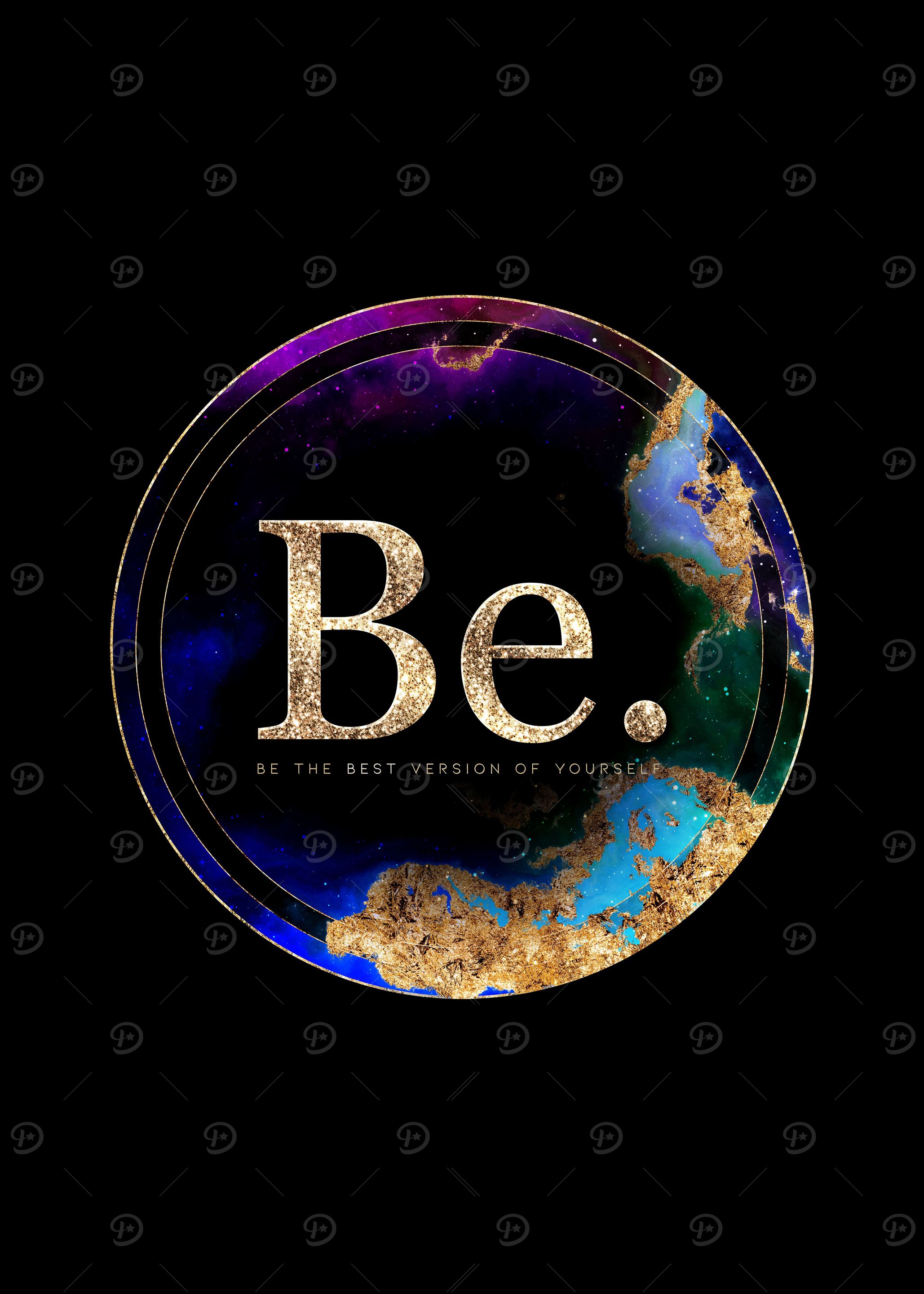 'Be Motivational Poster' Poster, picture, metal print, paint by Holy ...