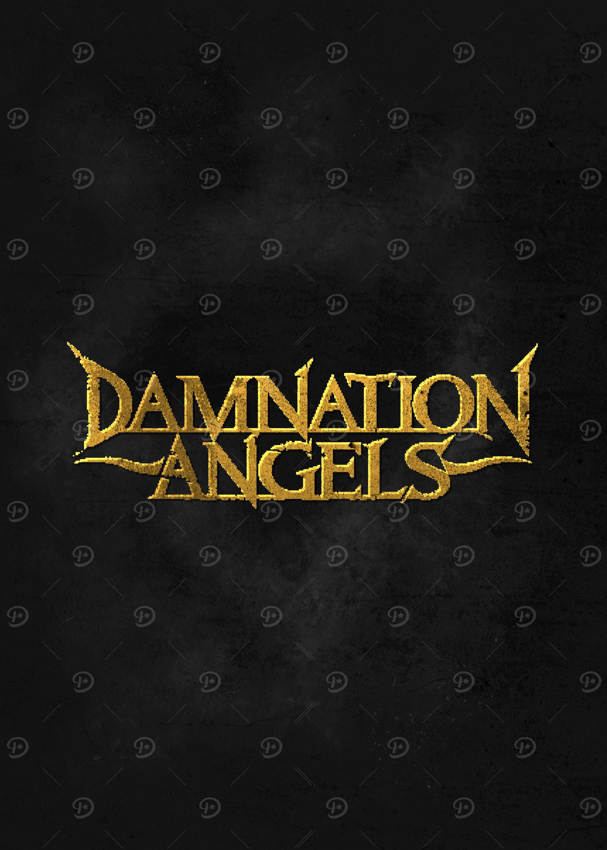 'Damnation Angels metal ' Poster, picture, metal print, paint by erwin ...