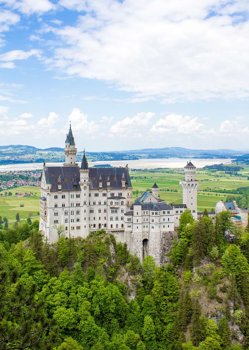 'Neuschwanstein Castle ' Poster, picture, metal print, paint by Max ...