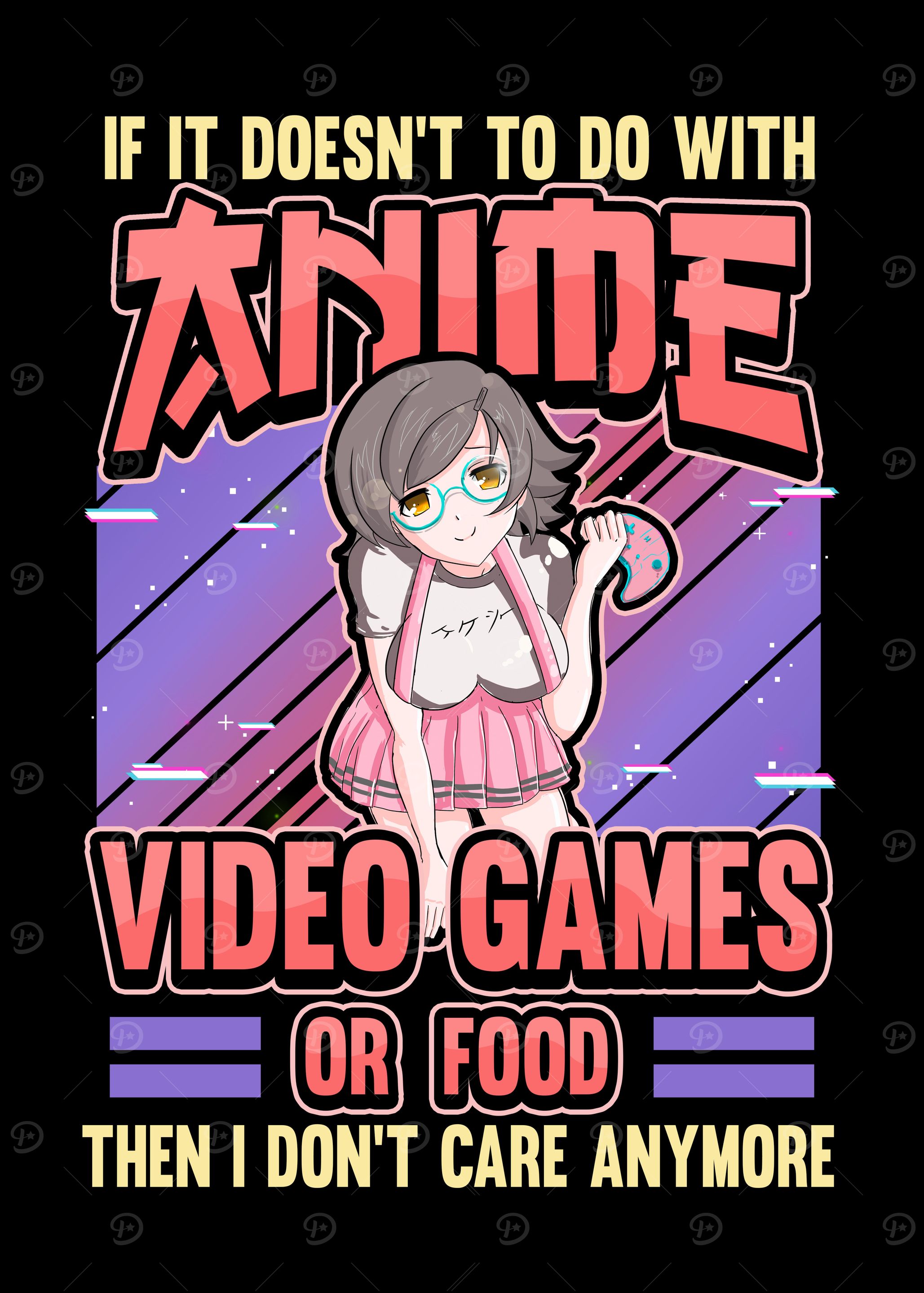 'Funny Anime Sayings Manga' Poster, picture, metal print, paint by PxL ...