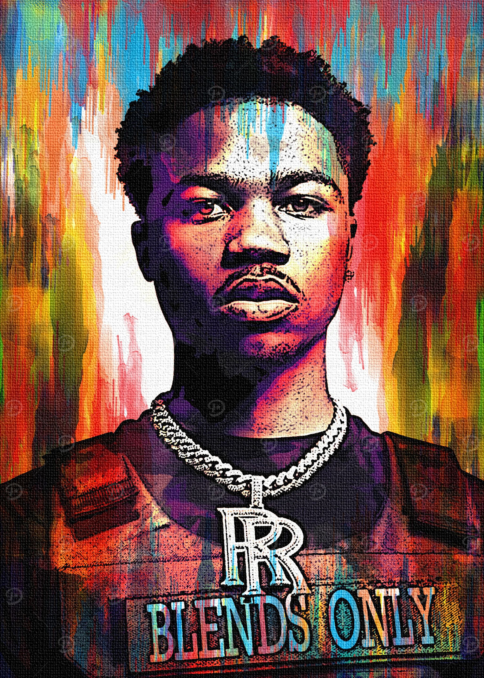 ' Roddy Ricch ' Poster, picture, metal print, paint by SA KE | Displate