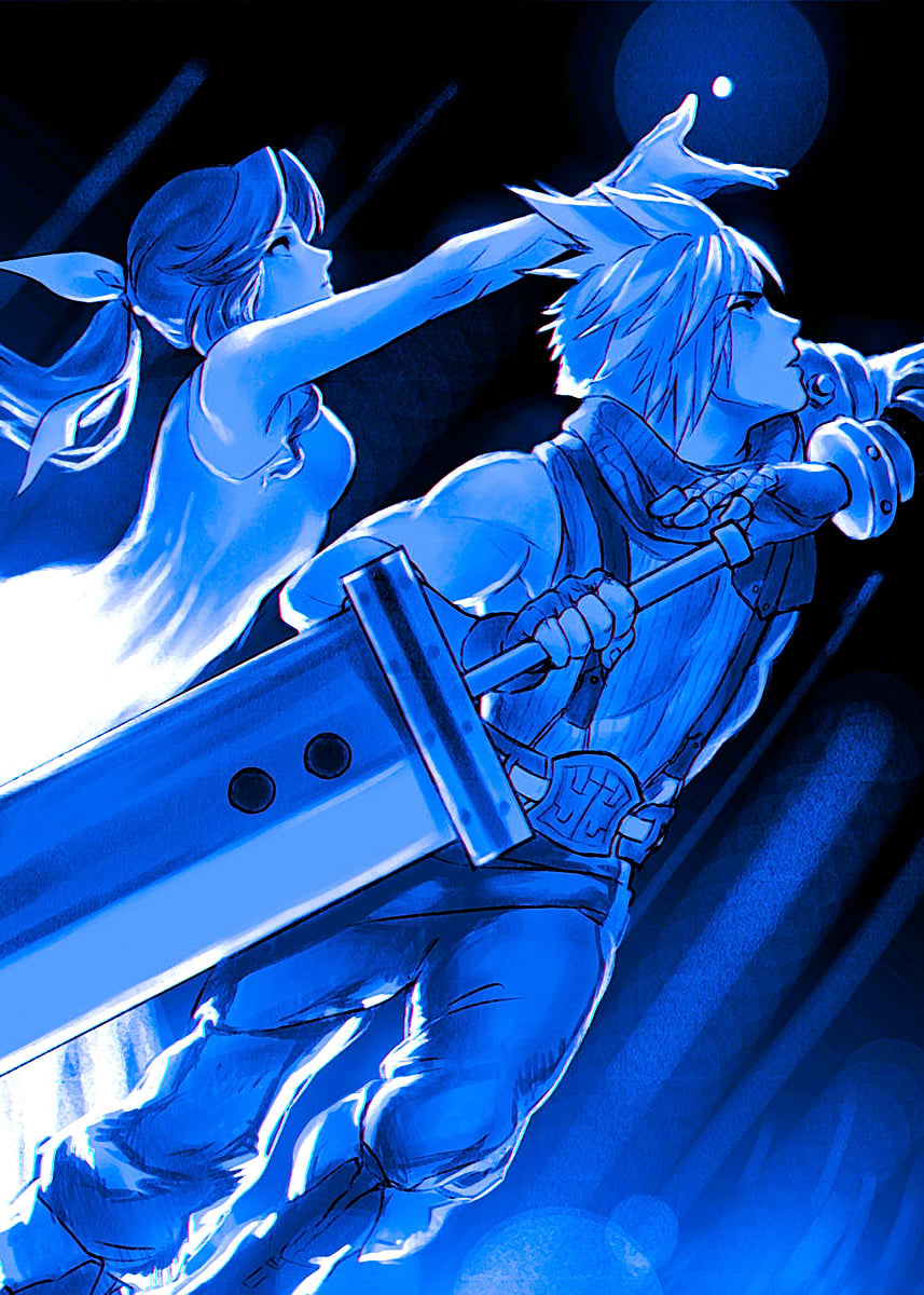 'Final Fantasy ' Poster, picture, metal print, paint by Santi Sarip ...