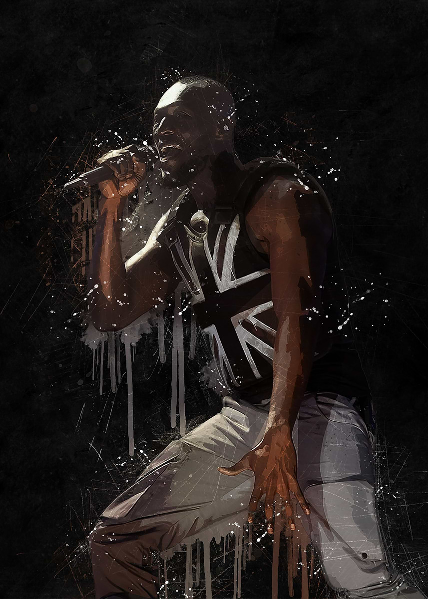 'Stormzy' Poster, picture, metal print, paint by HISAN TEAM | Displate