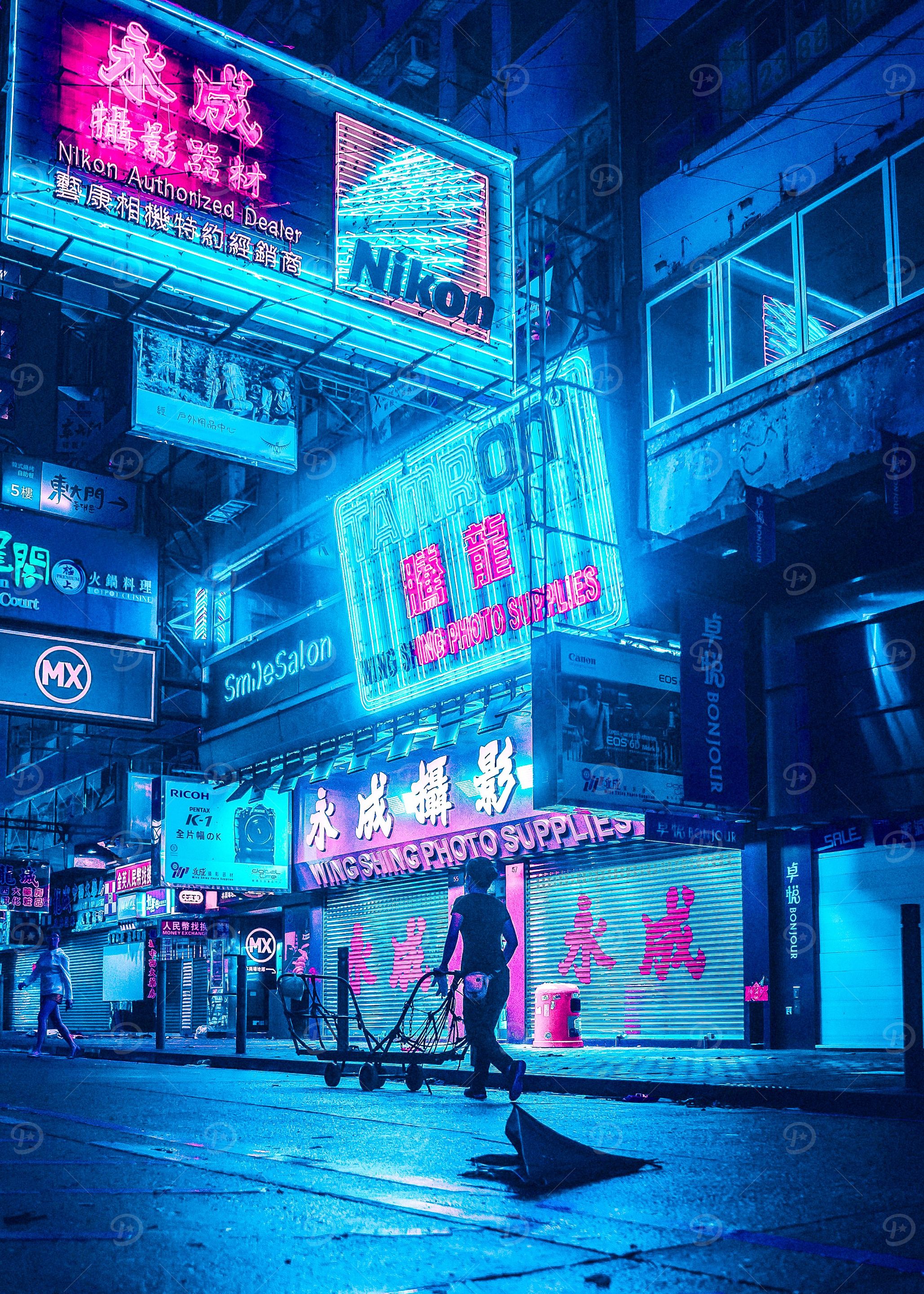 'The Vendor' Poster, picture, metal print, paint by Gab Fernando | Displate