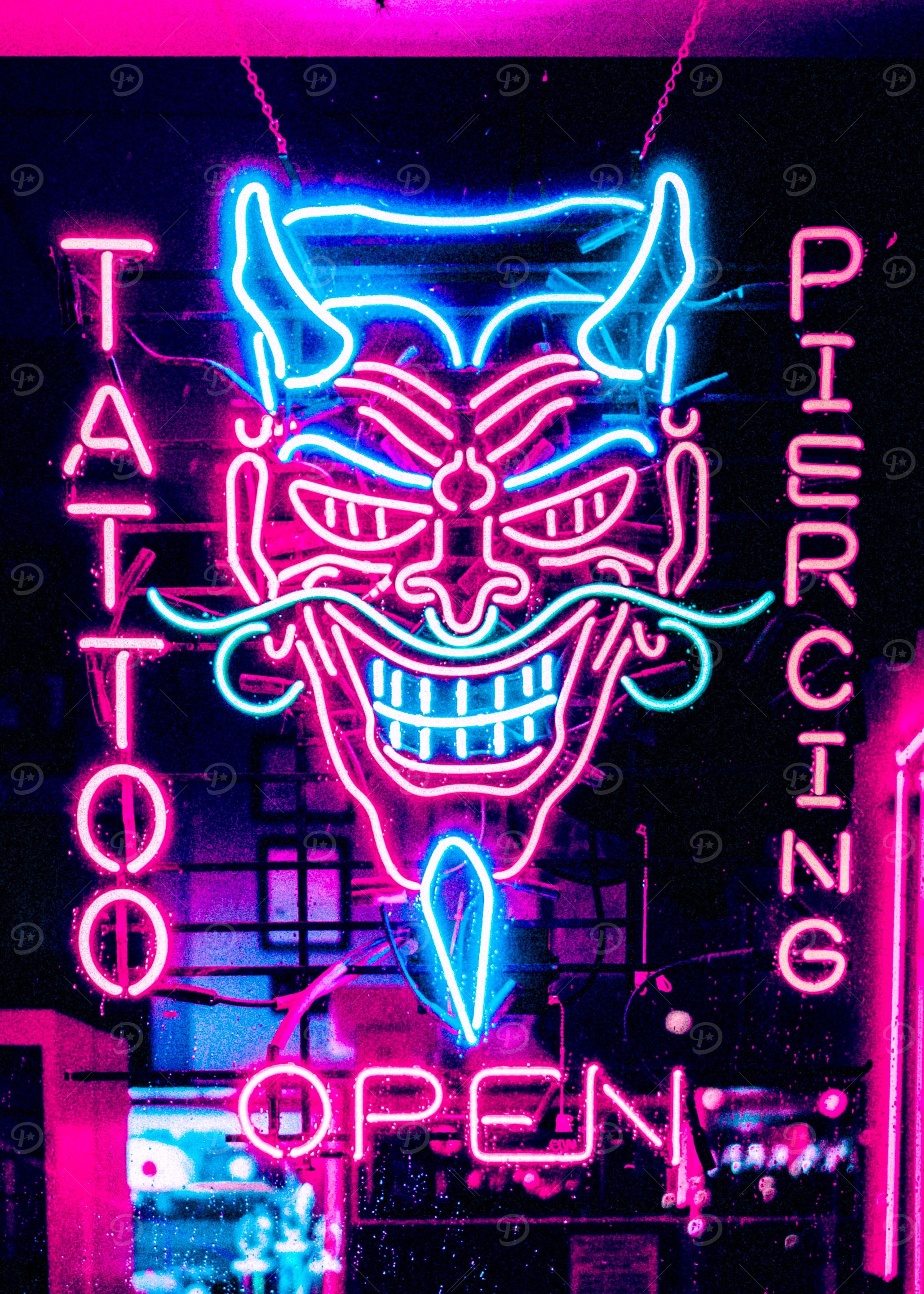 'Cyberpunk Tattoo' Poster, picture, metal print, paint by Gab Fernando ...