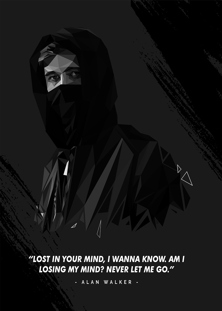 'alan walker' Poster, picture, metal print, paint by Most Popular Cult ...