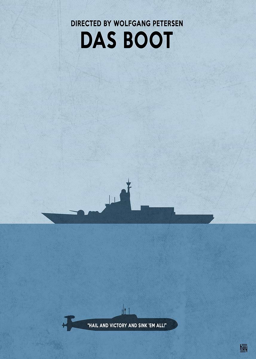 'Das Boot' Poster, picture, metal print, paint by 8UY Design | Displate