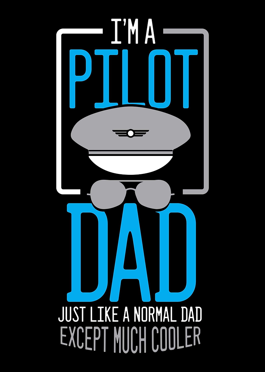 'pilot plane aviation helic' Poster, picture, metal print, paint by ...