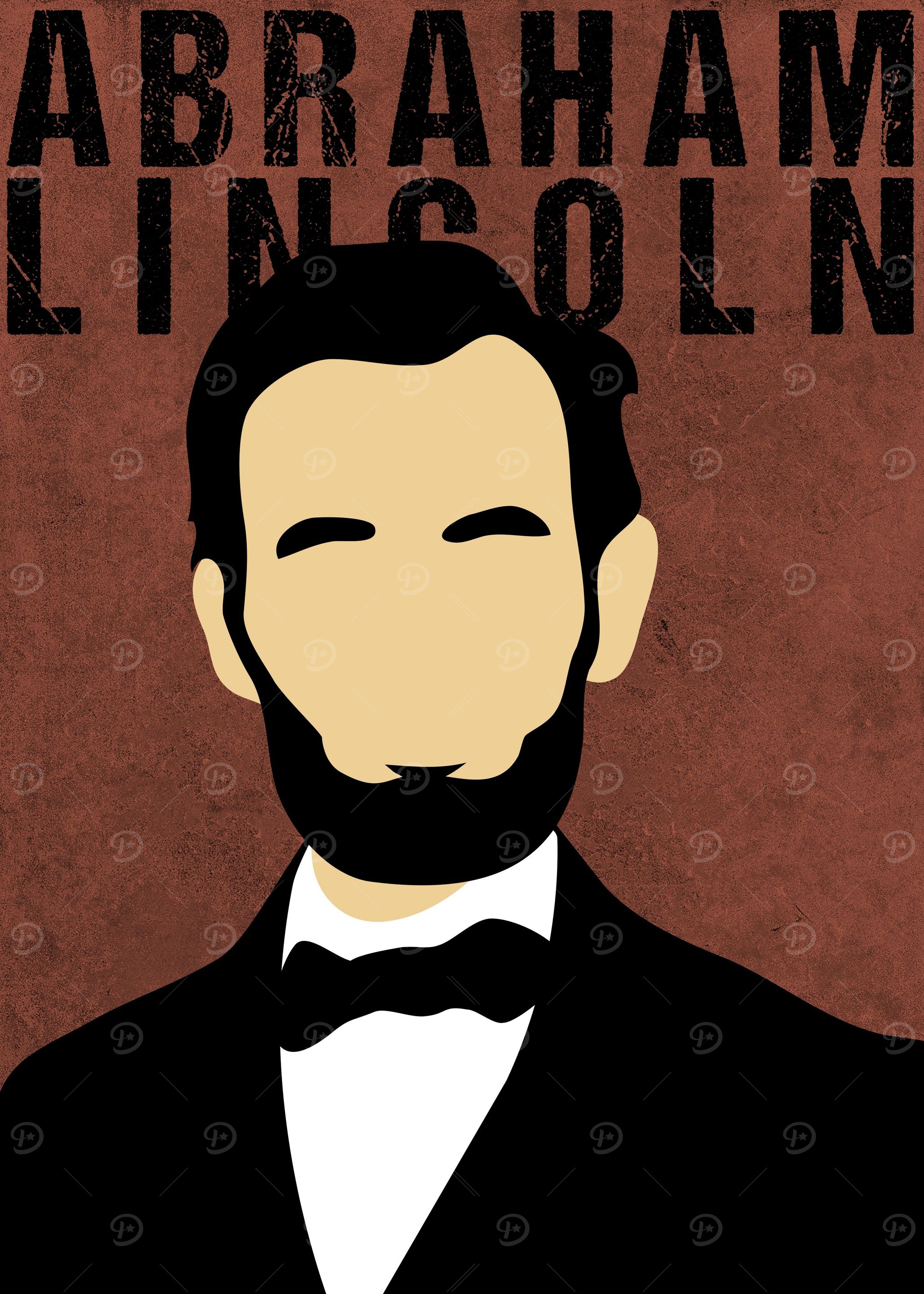 'Abraham Lincoln' Poster, picture, metal print, paint by Asik Rahman ...