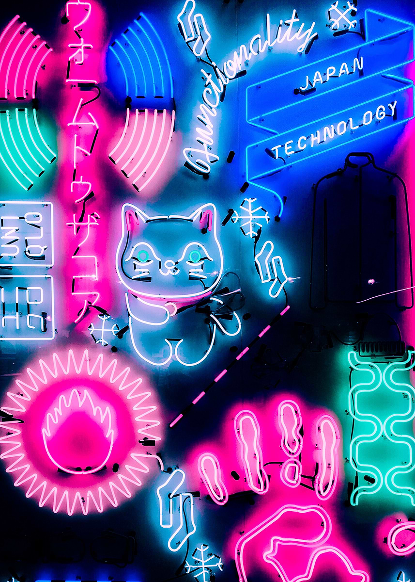 'Neon Lights' Poster, picture, metal print, paint by Gab Fernando ...