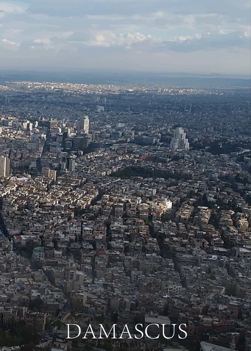 'Damascus ' Poster, picture, metal print, paint by Mdisplate Art | Displate