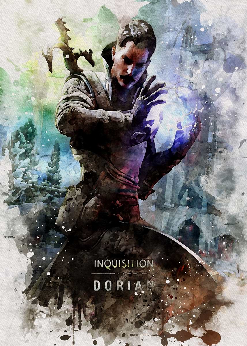 'Dragon Age Inquisition' Poster, picture, metal print, paint by Jamie ...