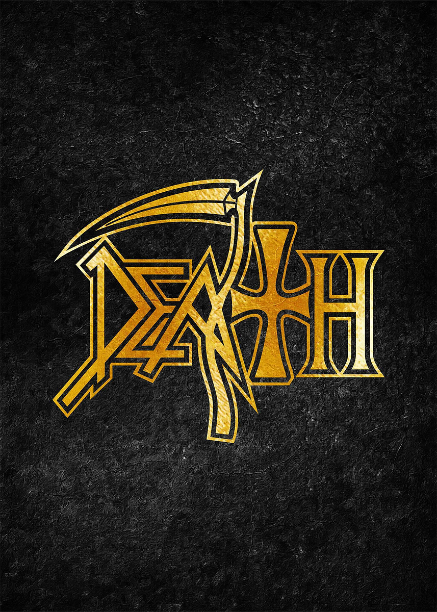 'DEATH' Poster, picture, metal print, paint by Bestselling Music ...
