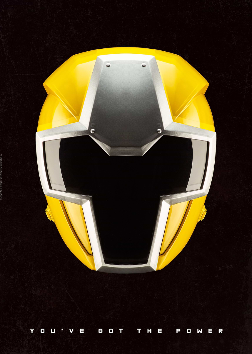 'Yellow Ninja Steel Ranger' Poster, picture, metal print, paint by ...