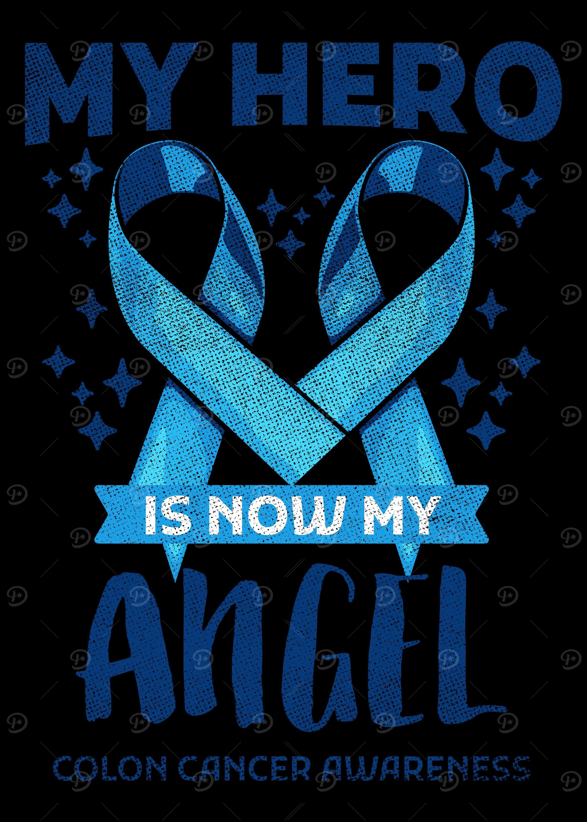'Colon Cancer Awareness Her' Poster, picture, metal print, paint by ...