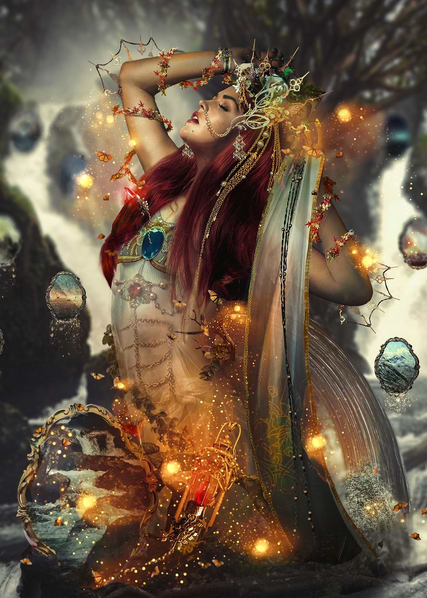 'Ethereal' Poster, picture, metal print, paint by Tiago Imhof | Displate