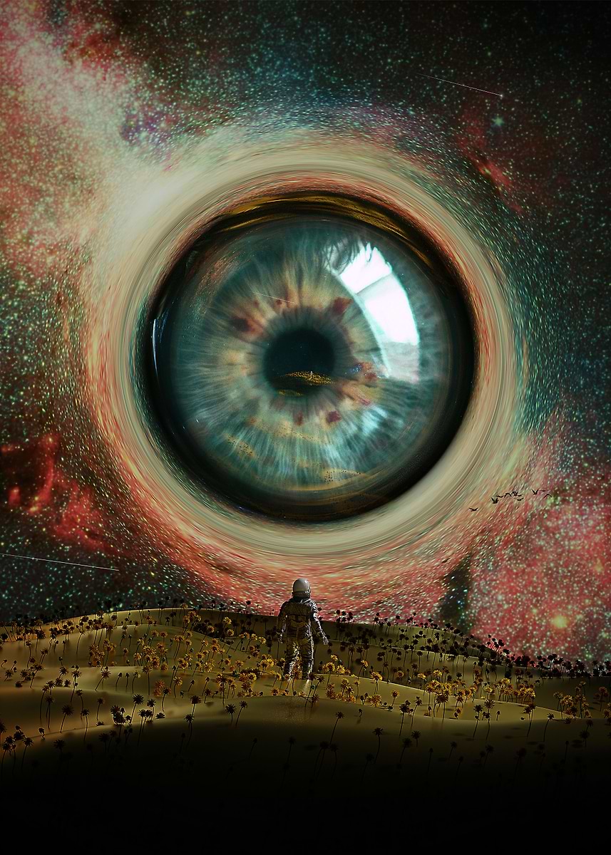 'Eye' Poster, picture, metal print, paint by Nicebleed | Displate