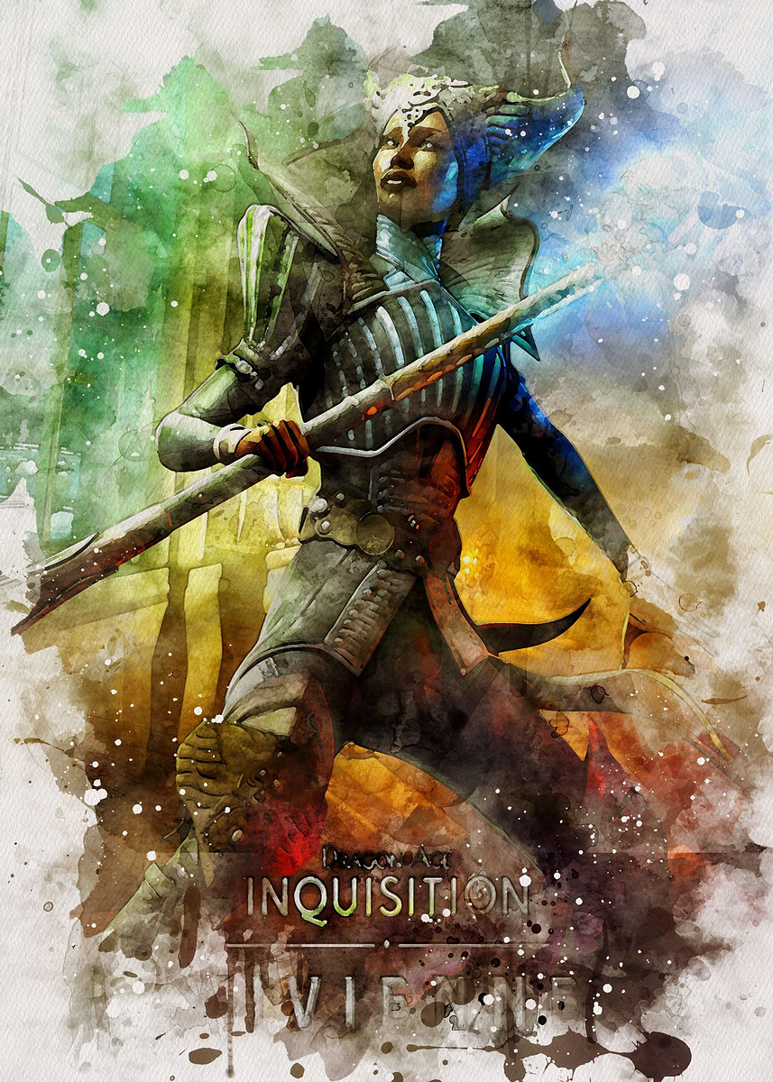 'Dragon Age Inquisition' Poster, picture, metal print, paint by Marcos ...