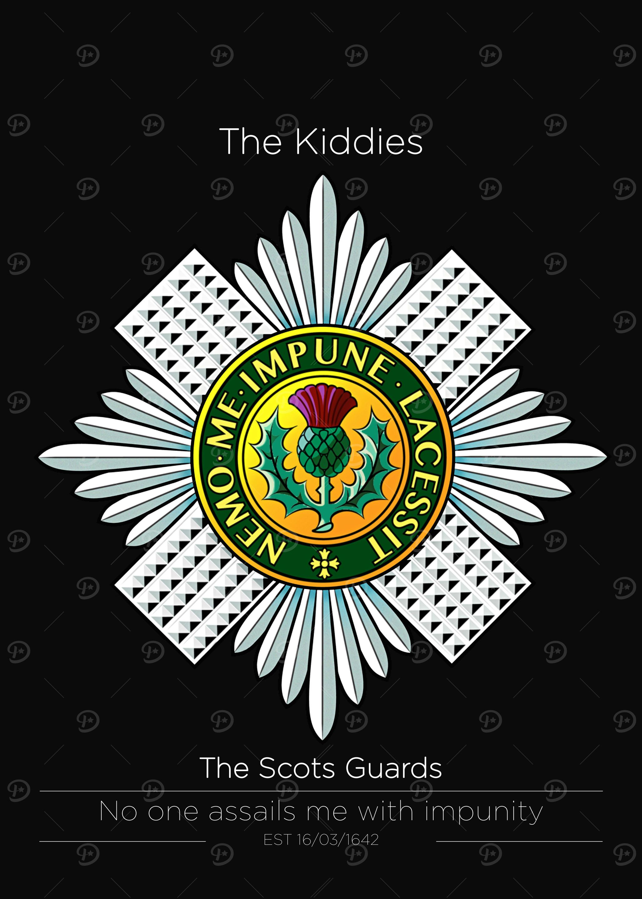 'The Scots Guards' Poster, picture, metal print, paint by Michael ...