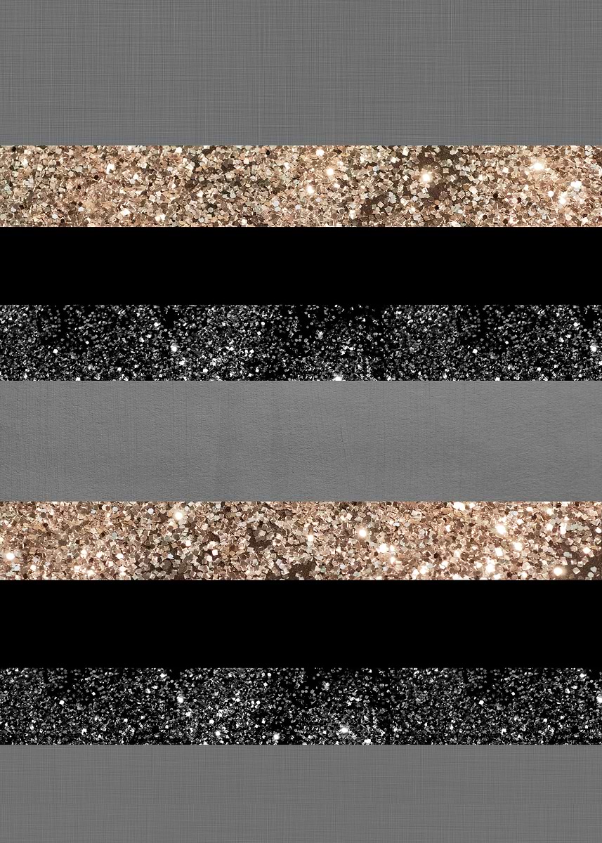 'Gold Glitter Glam Stripe 1' Poster, picture, metal print, paint by ...