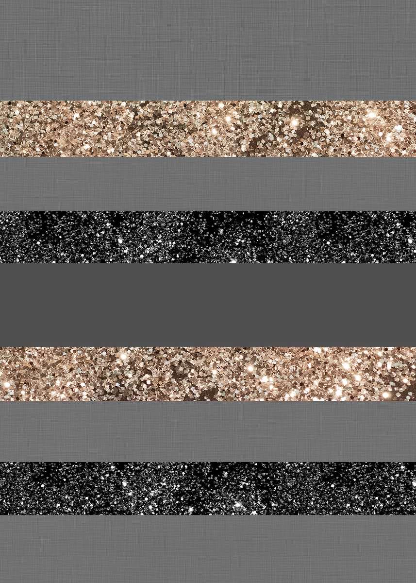 'Gold Glitter Glam Stripe 2' Poster, picture, metal print, paint by ...