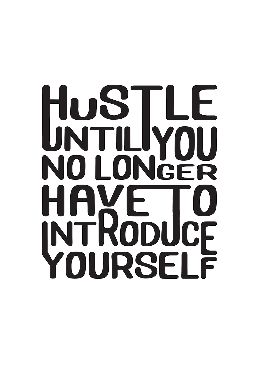 'Hustle Friends' Poster, picture, metal print, paint by Beone Digital ...