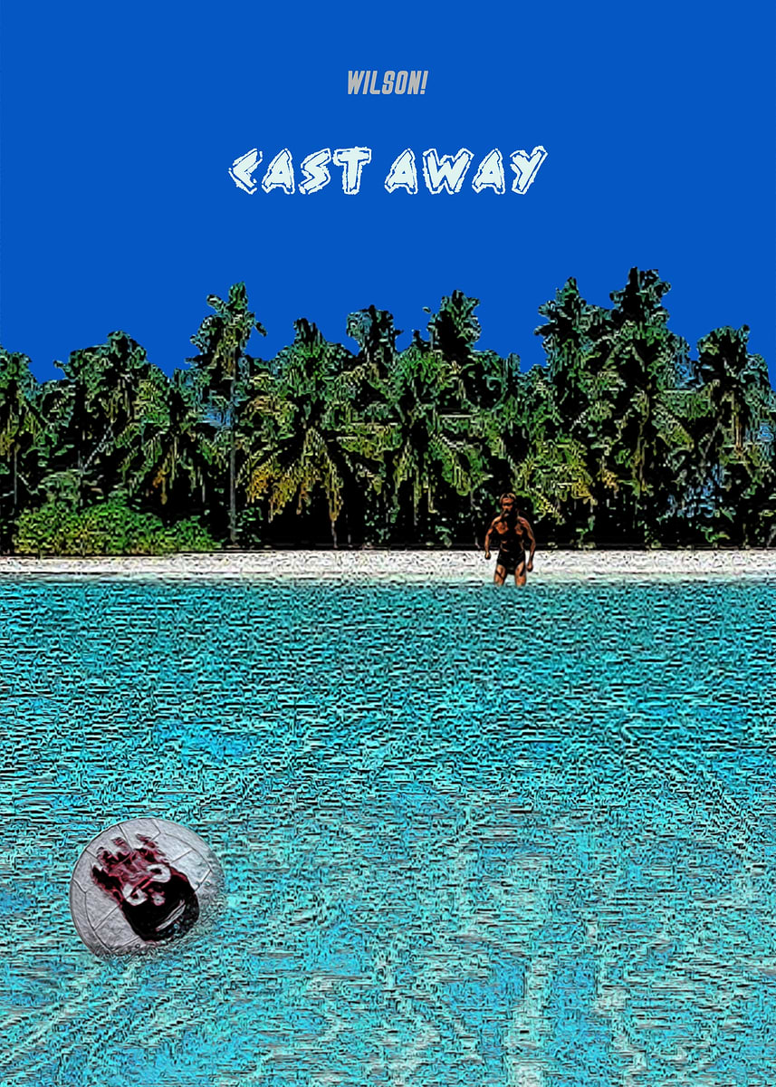 'Cast Away' Poster, picture, metal print, paint by Movue Posters | Displate