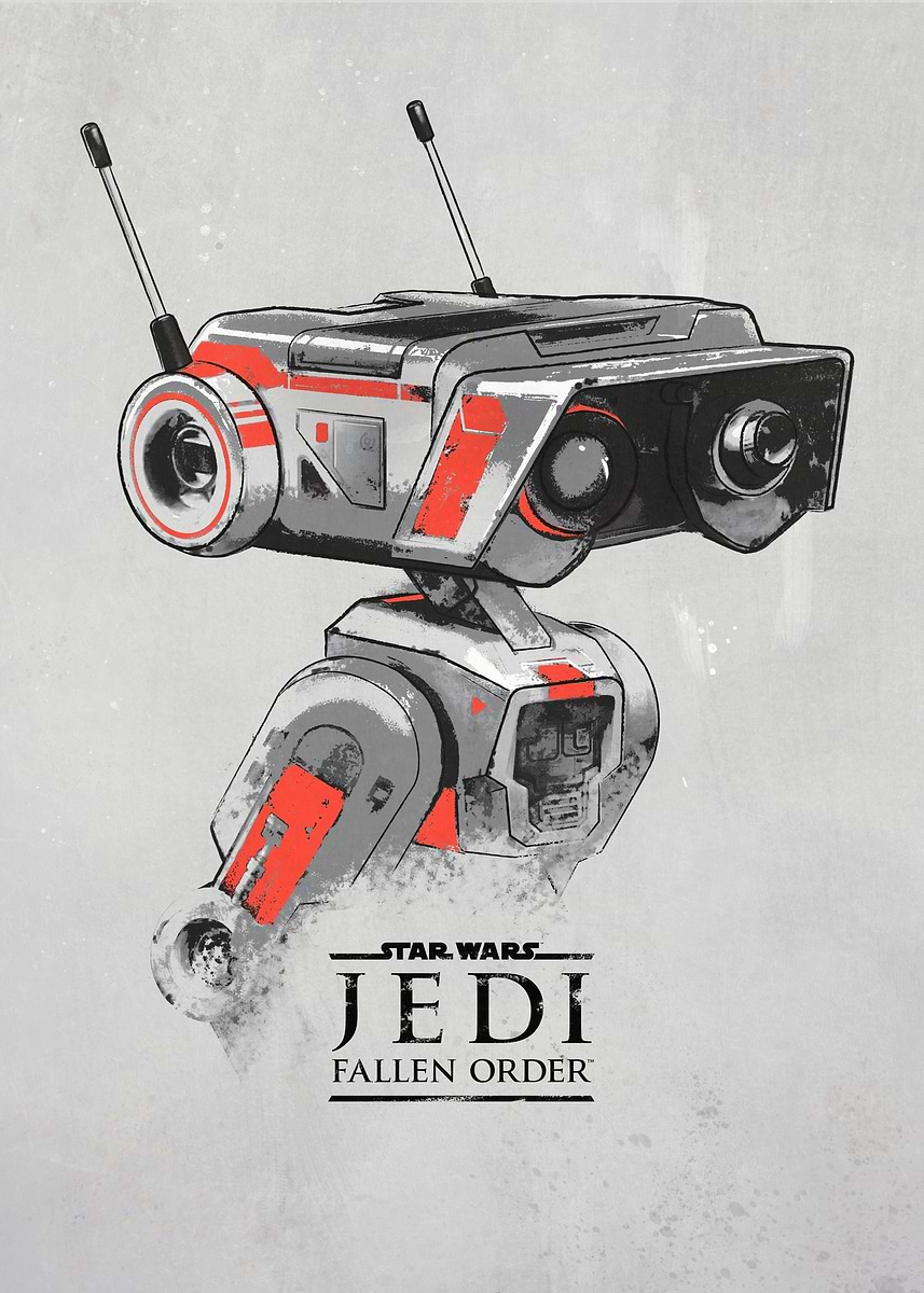 'BD-1' Poster, picture, metal print, paint by Star Wars | Displate