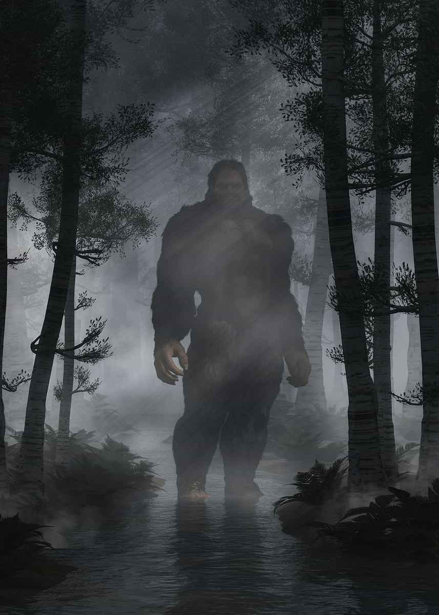 'Sasquatch' Poster, picture, metal print, paint by Daniel Eskridge ...