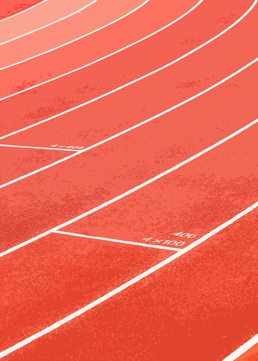 'Outdoor Running Track' Poster, picture, metal print, paint by Steve ...
