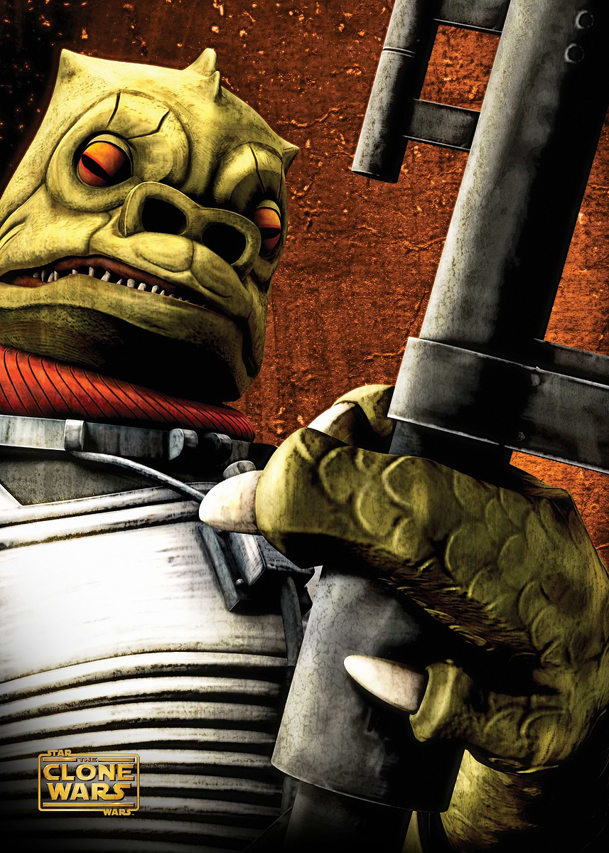 'Bossk' Poster, picture, metal print, paint by Star Wars | Displate