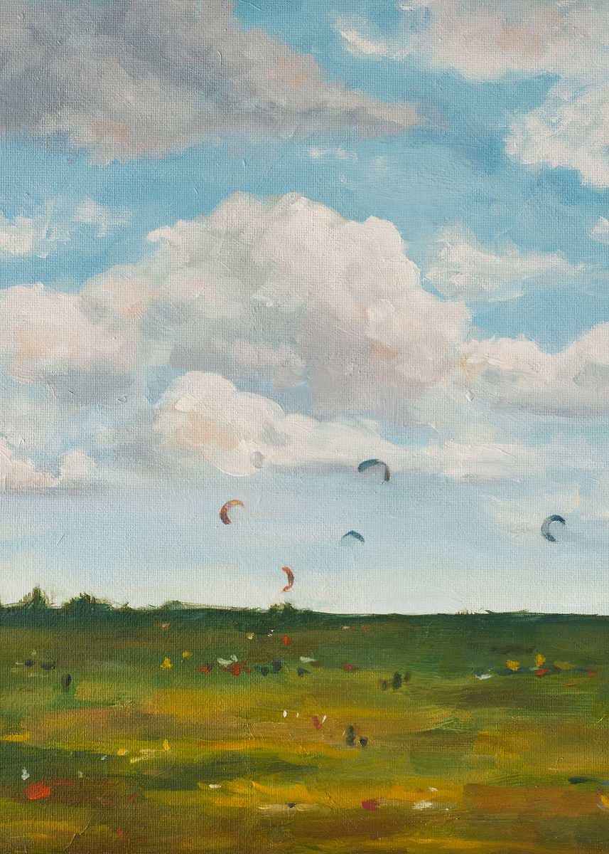 'Fly high' Poster, picture, metal print, paint by Raluca Popescu | Displate