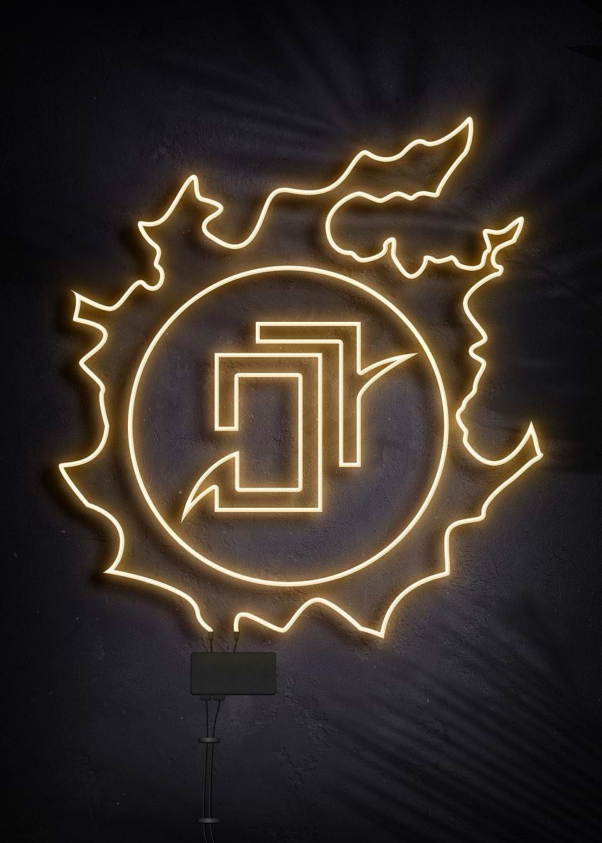 'Final Fantasy XIV AST Neon' Poster, picture, metal print, paint by Ze ...