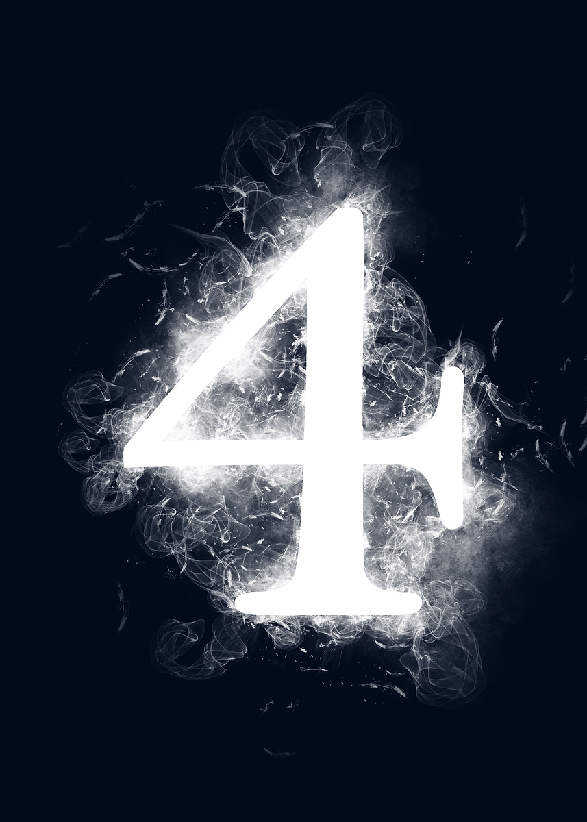 'four smoky' Poster, picture, metal print, paint by B & W Arts | Displate
