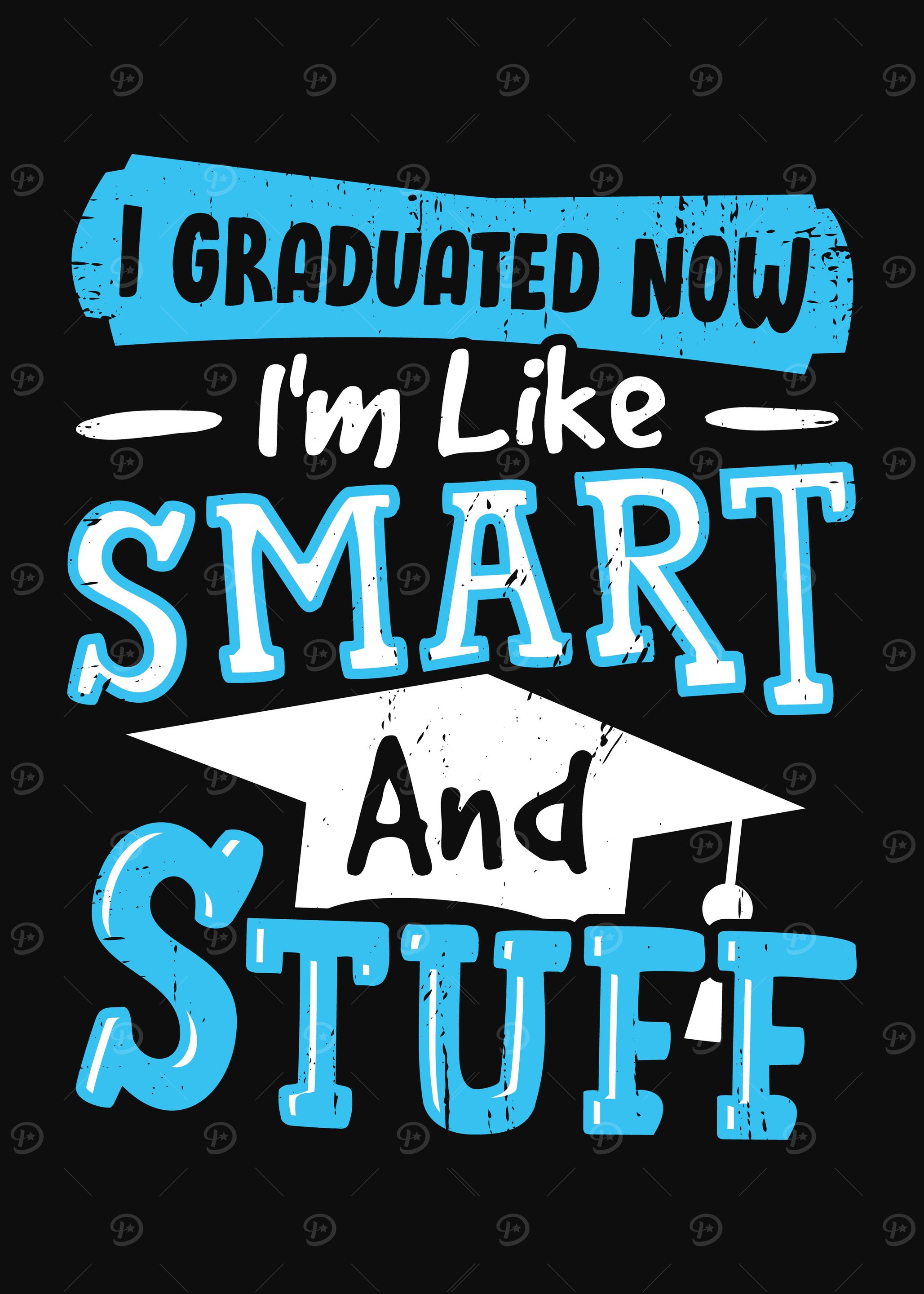 'Funny Graduation Design ' Poster, picture, metal print, paint by ...