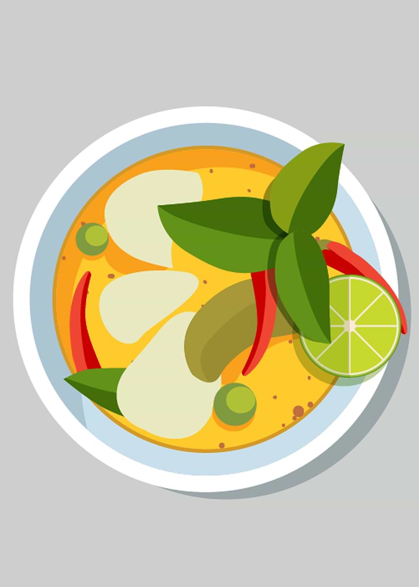 'traditional food poster 4' Poster, picture, metal print, paint by ...