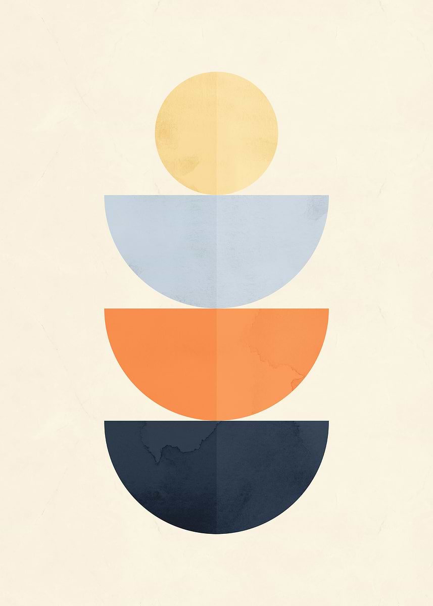 'Art of shapes 05' Poster, picture, metal print, paint by Vitor Costa ...