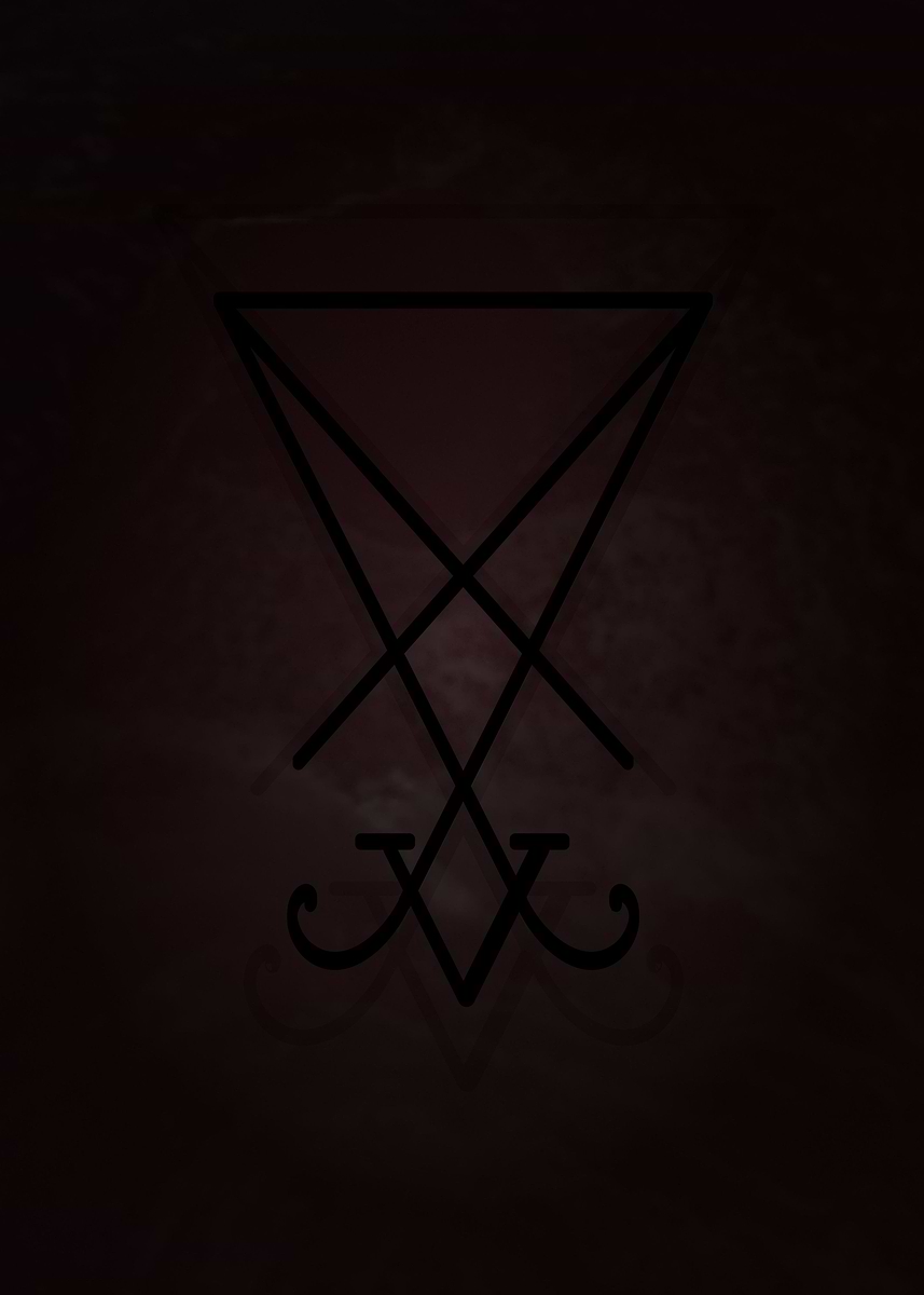 'Sigil of Lucifer' Poster, picture, metal print, paint by HalfCat ...