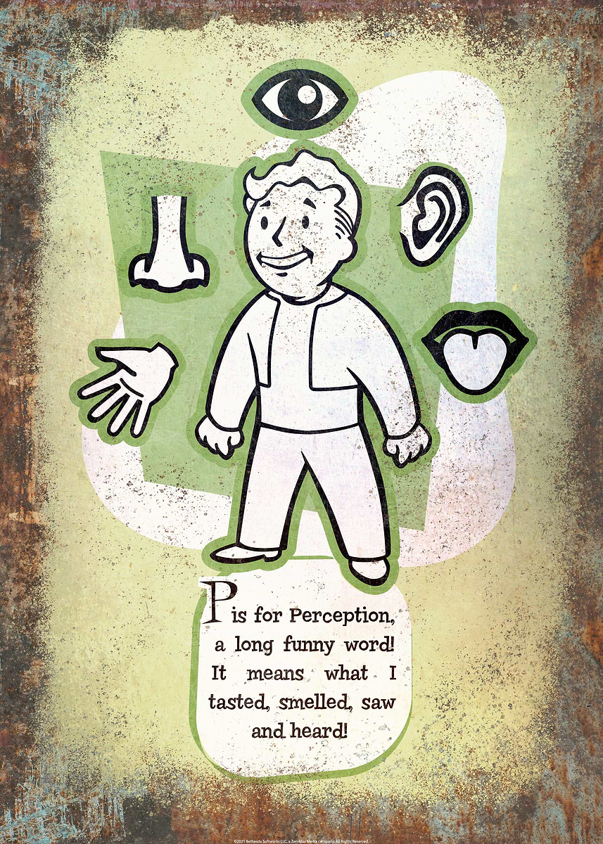 'Perception' Poster, picture, metal print, paint by Fallout | Displate
