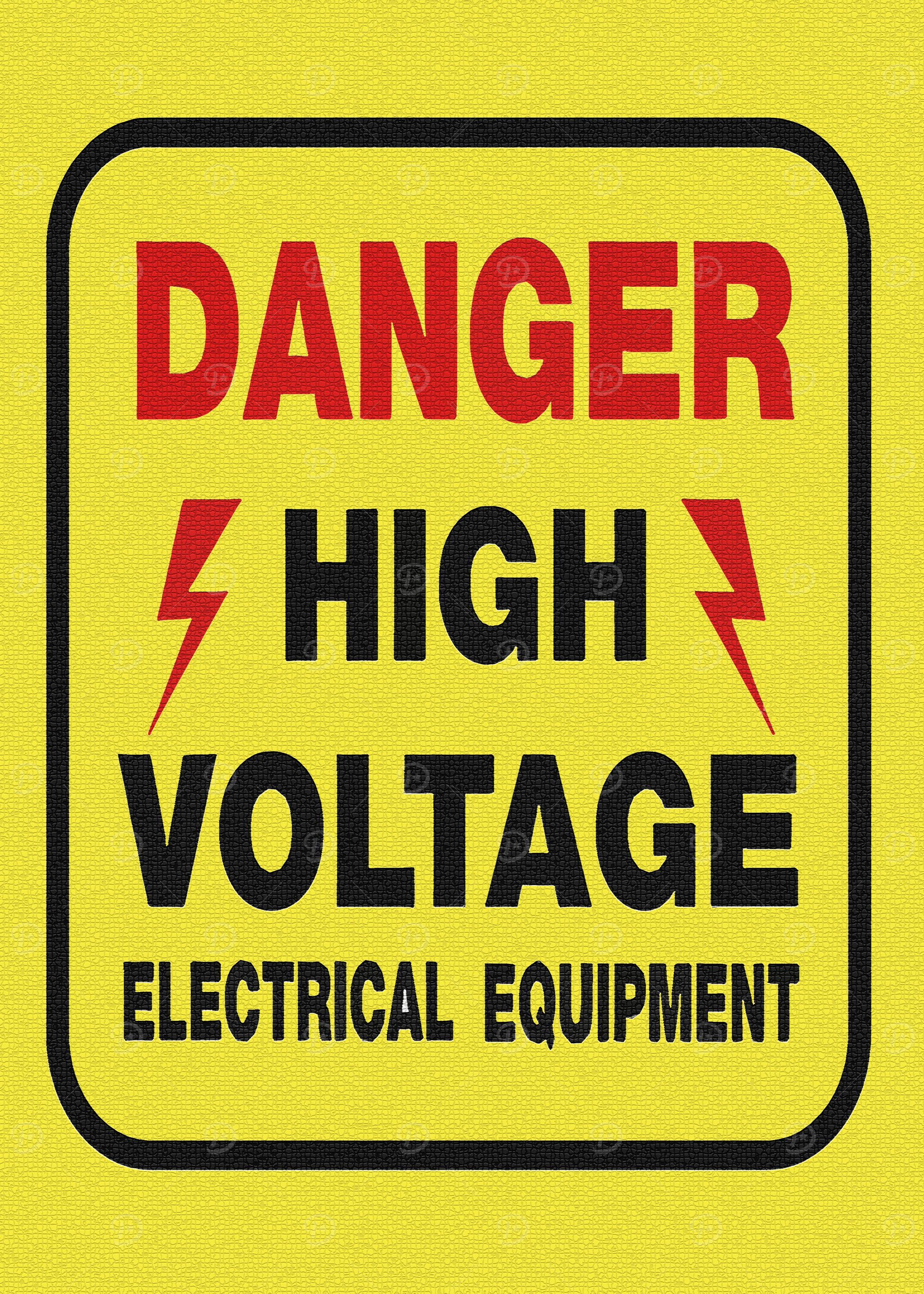 'high voltage' Poster, picture, metal print, paint by fathar art | Displate
