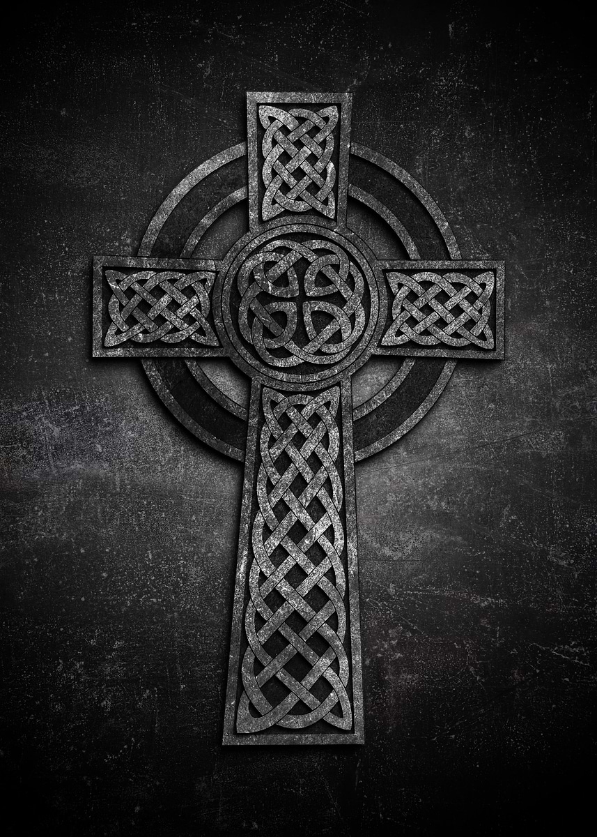 Irish Celtic Cross Wallpaper