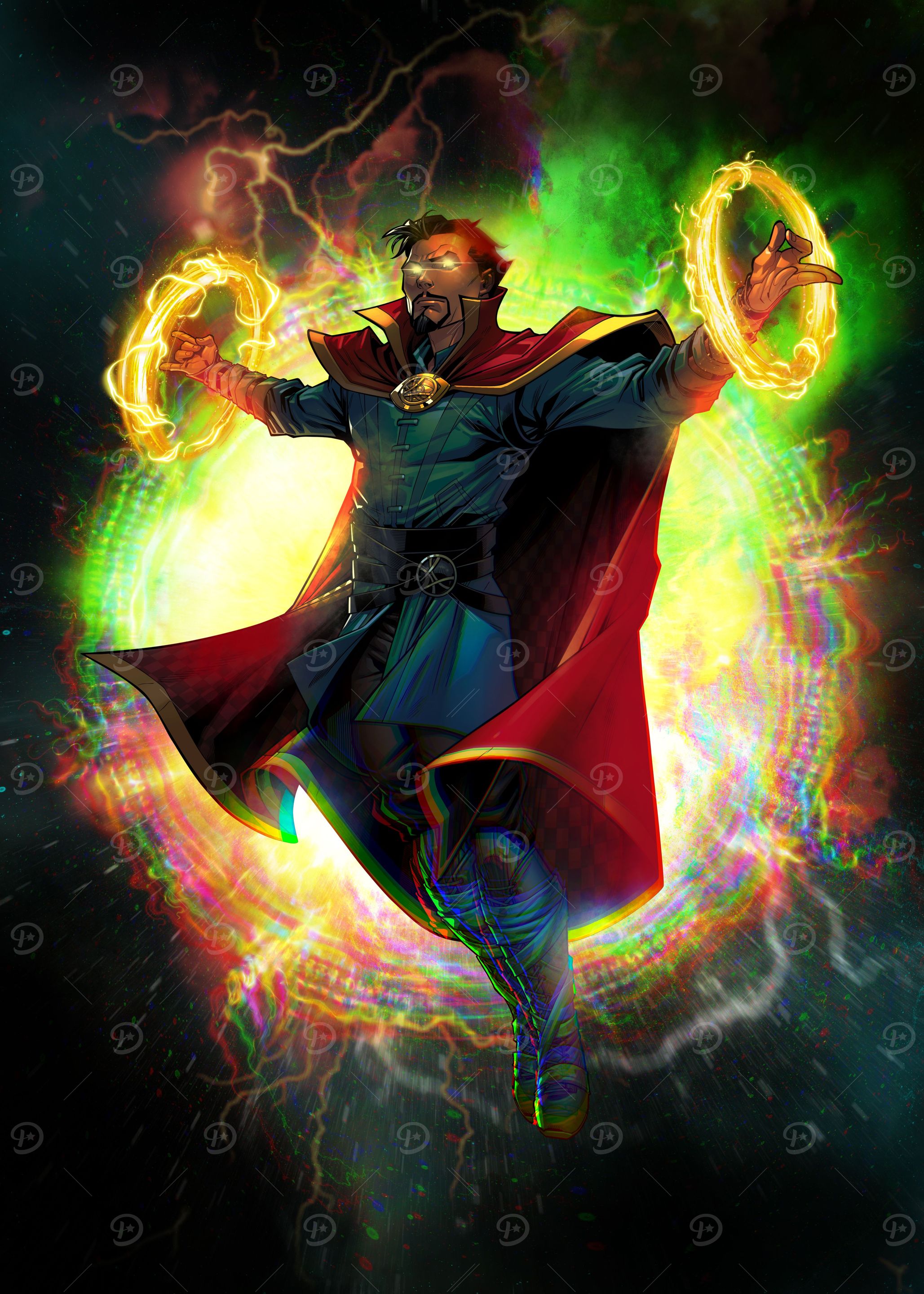'Doctor Strange' Poster, picture, metal print, paint by Marvel | Displate