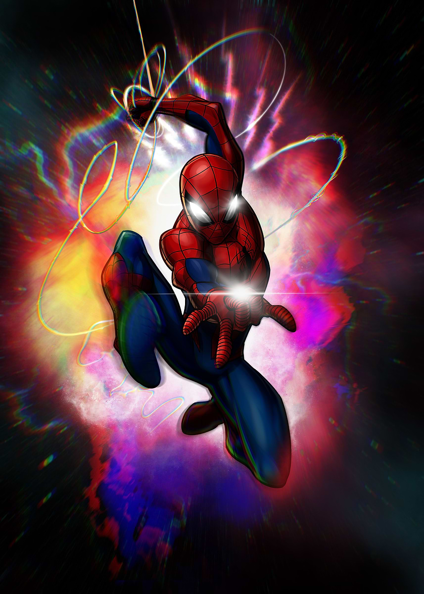'Spiderman' Poster, picture, metal print, paint by Marvel | Displate