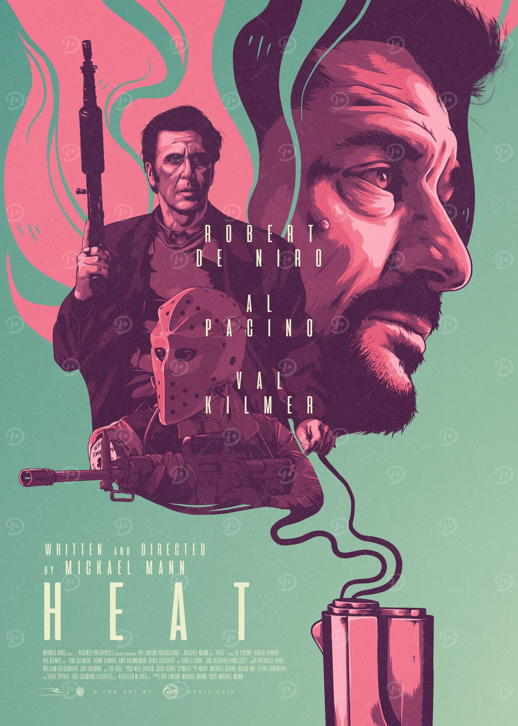 'Heat Fan Art Poster' Poster, picture, metal print, paint by Guze ...