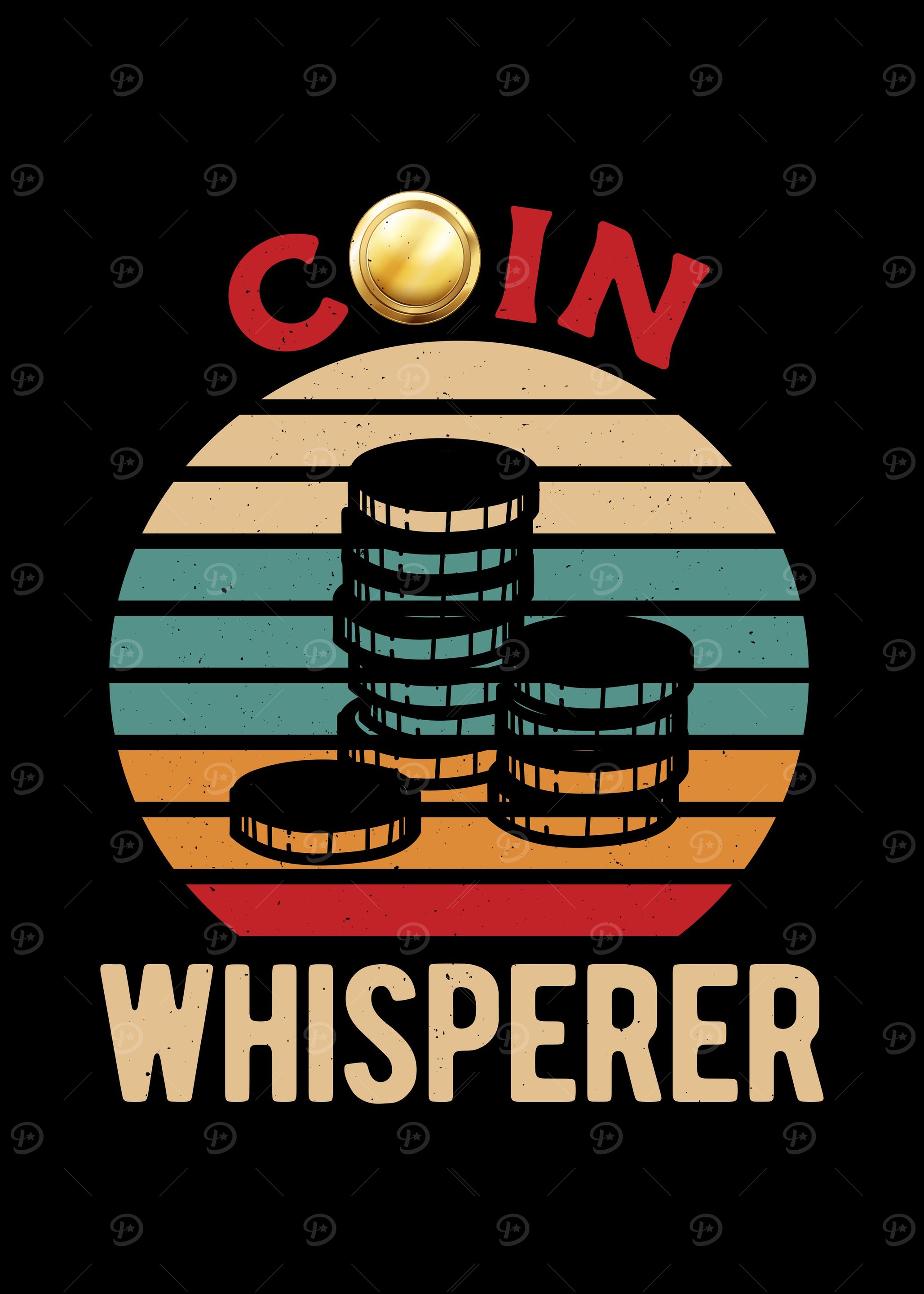 'Funny Coin Collector' Poster, picture, metal print, paint by Visualz ...