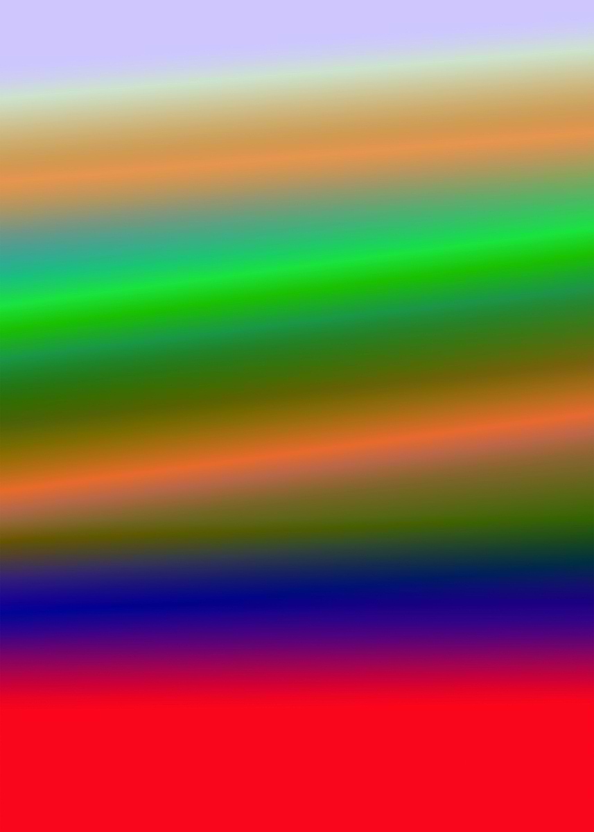 'red blue green gradient' Poster, picture, metal print, paint by ...