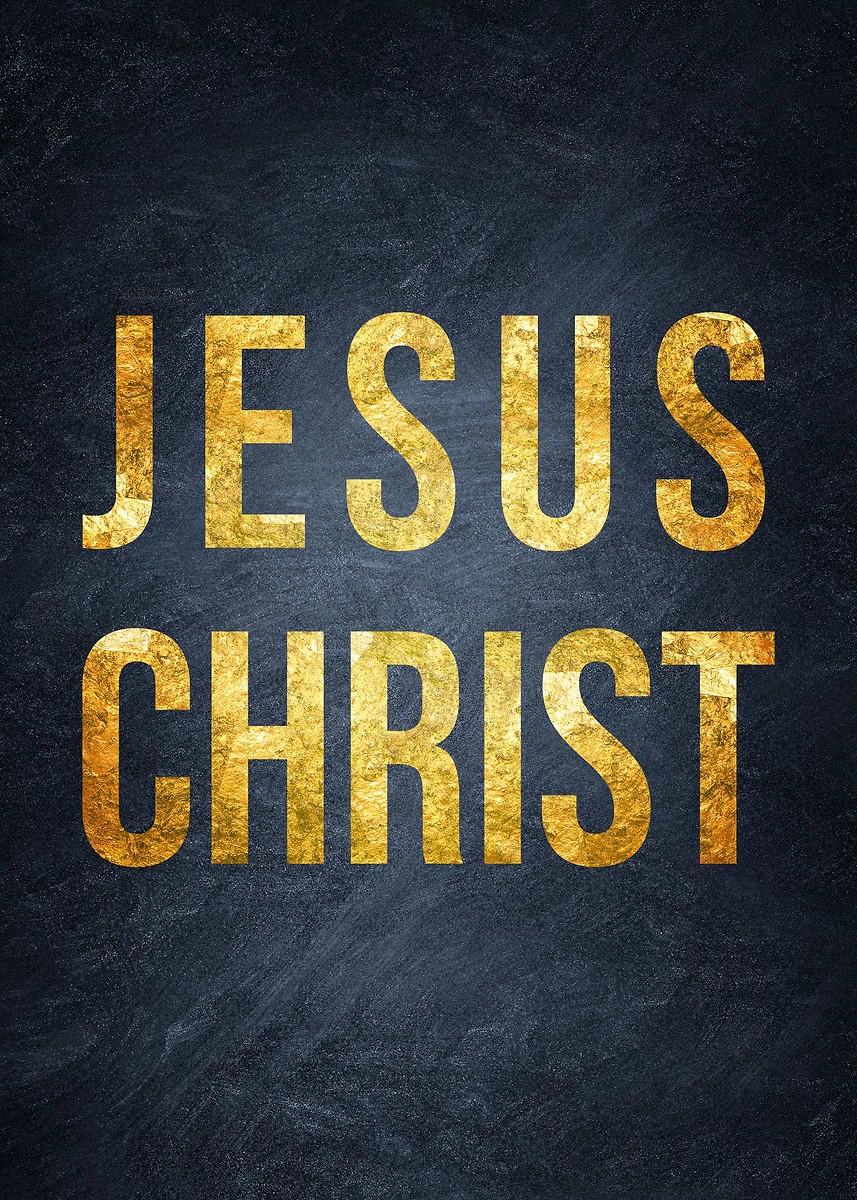 'jesus christ' Poster, picture, metal print, paint by RonnieArts | Displate