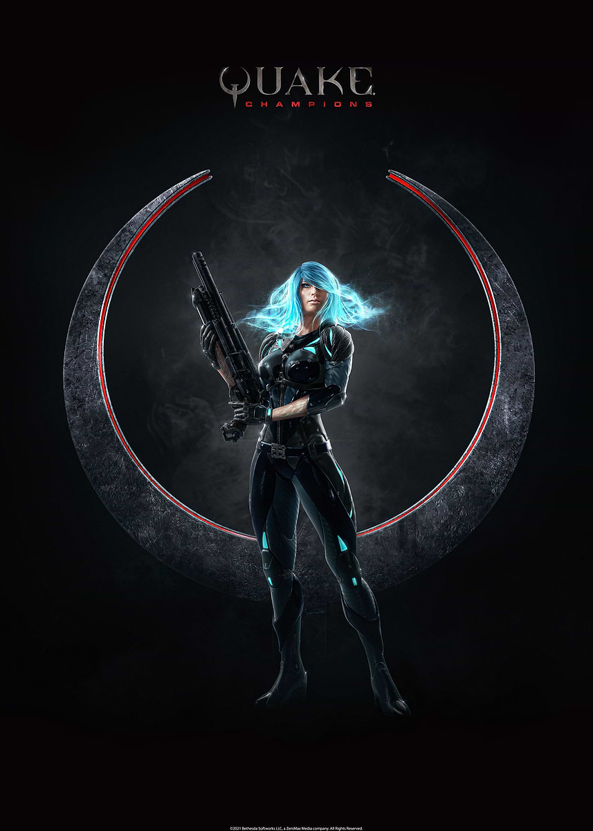 'Nyx' Poster, picture, metal print, paint by Quake | Displate