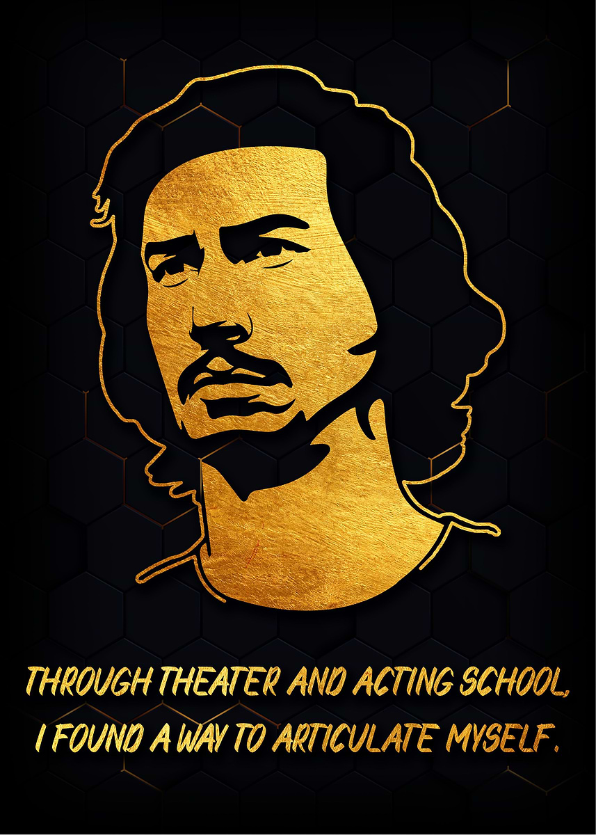 'Adam Driver Saying' Poster, picture, metal print, paint by Vincent ...