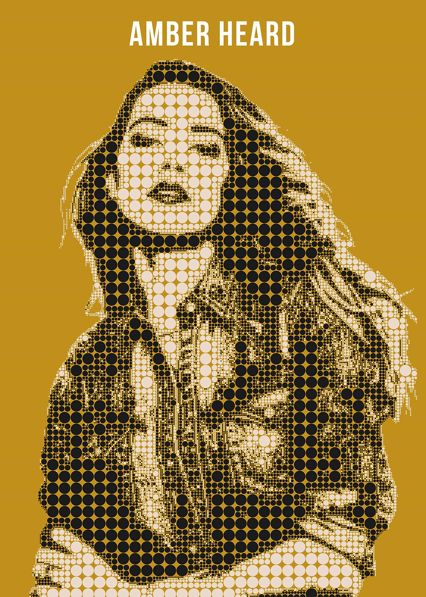 'Amber heard' Poster, picture, metal print, paint by Trending Awesome ...
